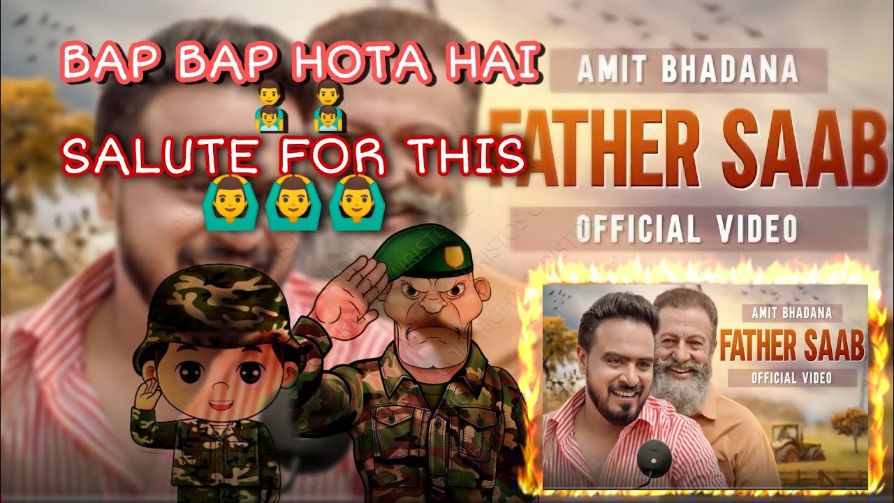 AMIT BHADANA- FATHER SAAB FT.KING 👑 REACTION || FATHER SAAB REACTION ...