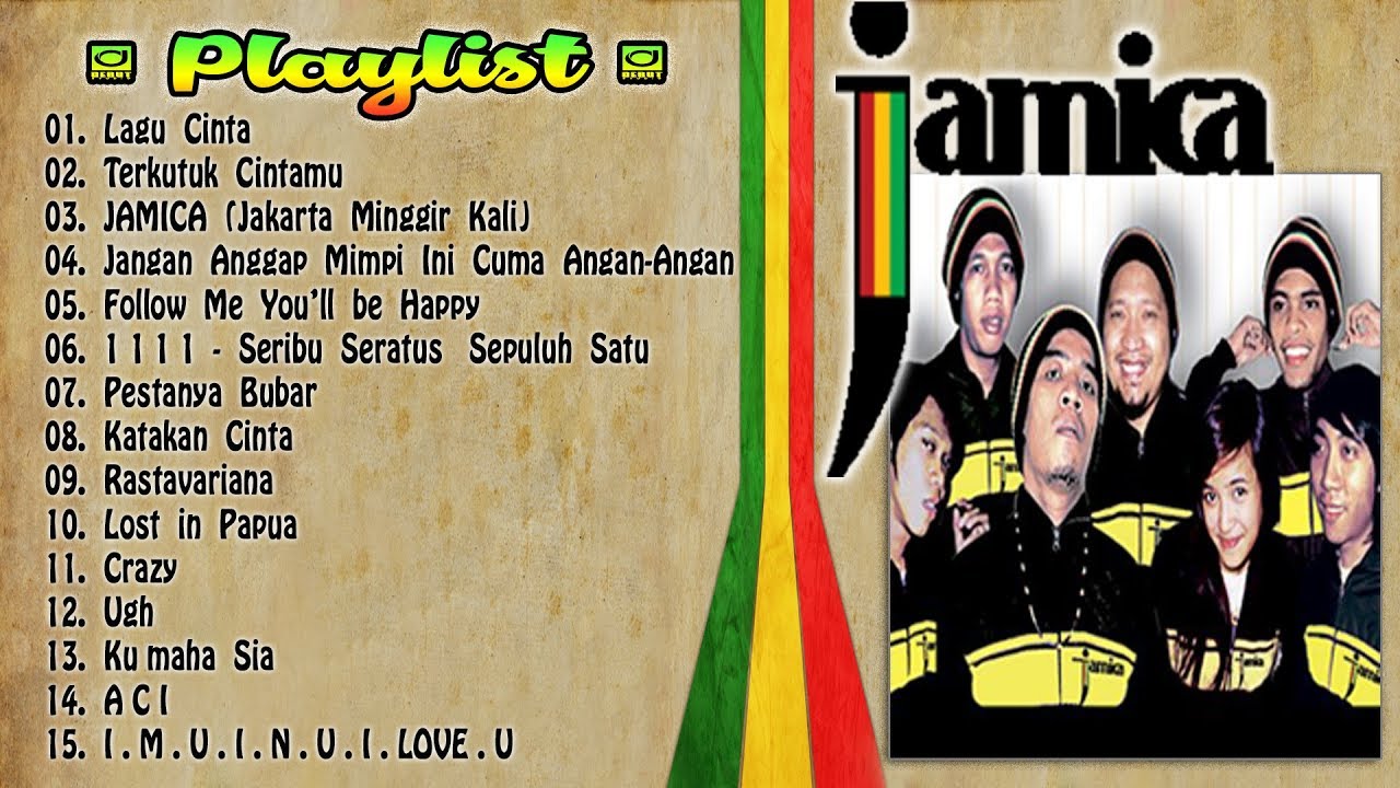15 Lagu Terbaik _ JAMICA FULL ALBUM | Musik Reggae Indonesia - YouTube