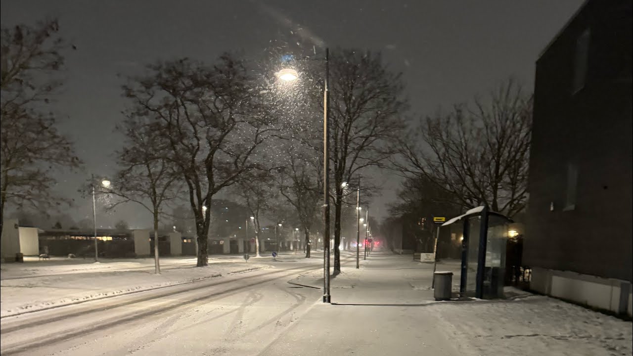 Snow Storm in Copenhagen Denmark . winter Season n Snowfall in 2025 ...