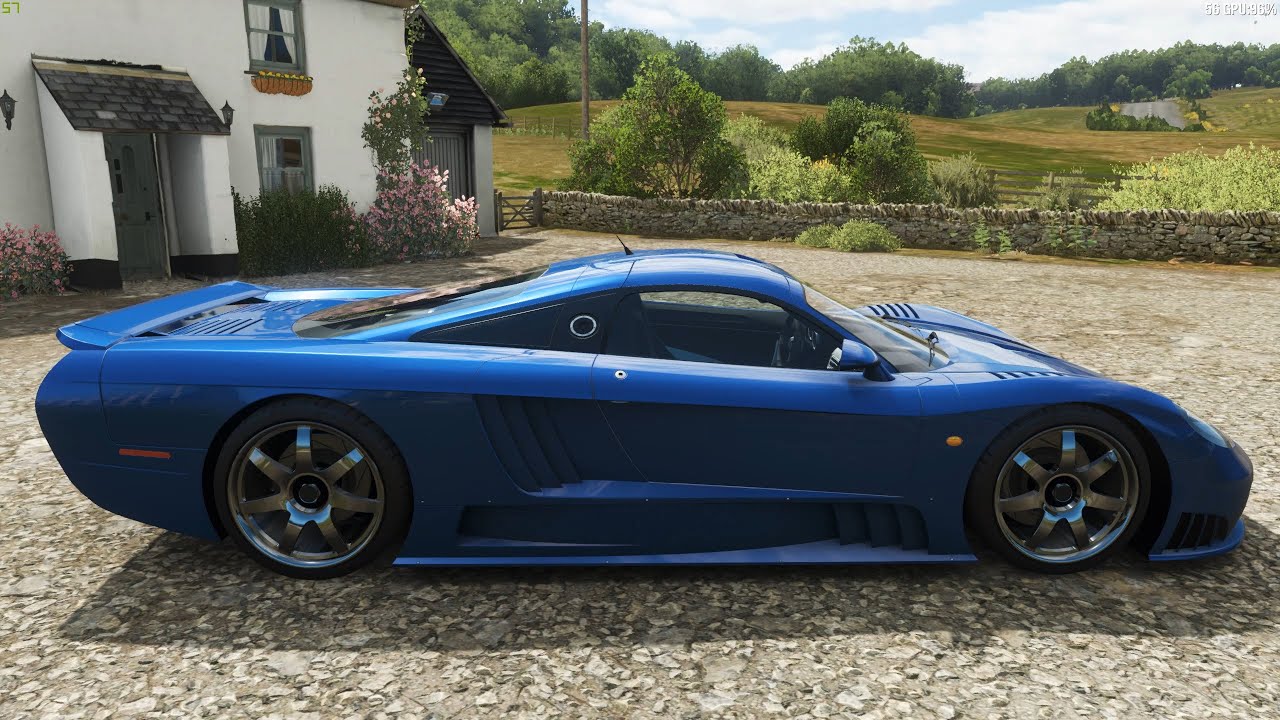 Forza Horizon 4 - 2004 Saleen S7 - Car Show Speed Jump Crash Test ...