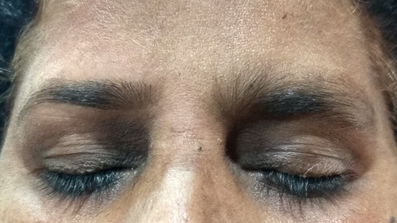 Eyebrow tutorial for beginners | wing Eyebrow | eyeshadow shape - YouTube