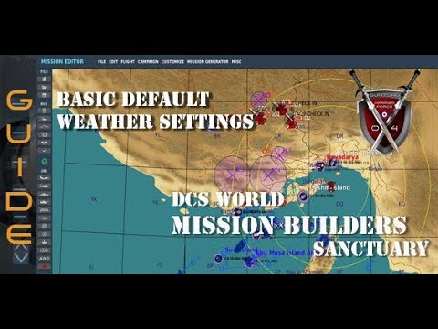 DCS Mission Editor - Basic Weather Conditions - YouTube