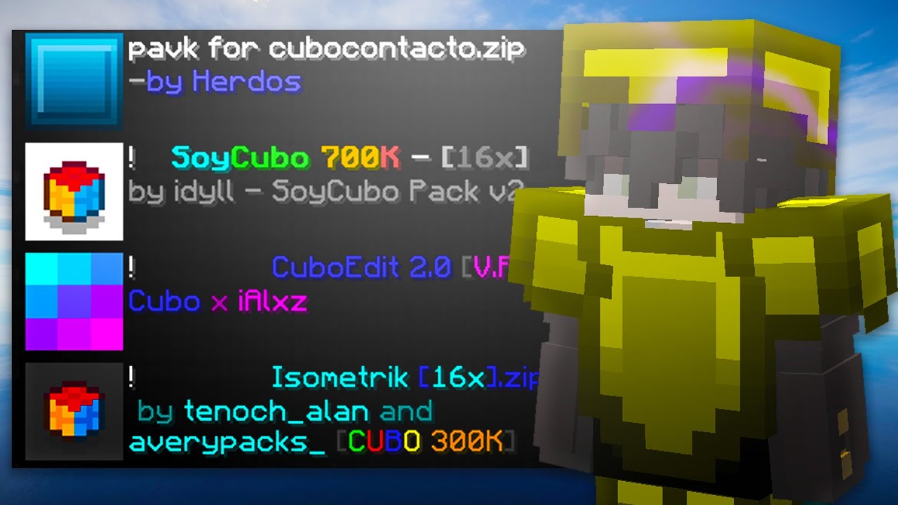 UTILICÉ TODOS los TEXTURE PACK de SOYCUBO... - YouTube