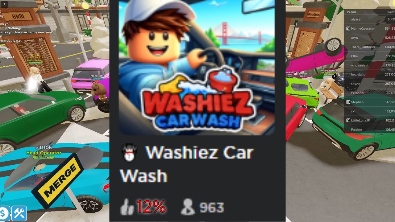 DESTROYING a Roblox Car Wash Simulator - YouTube