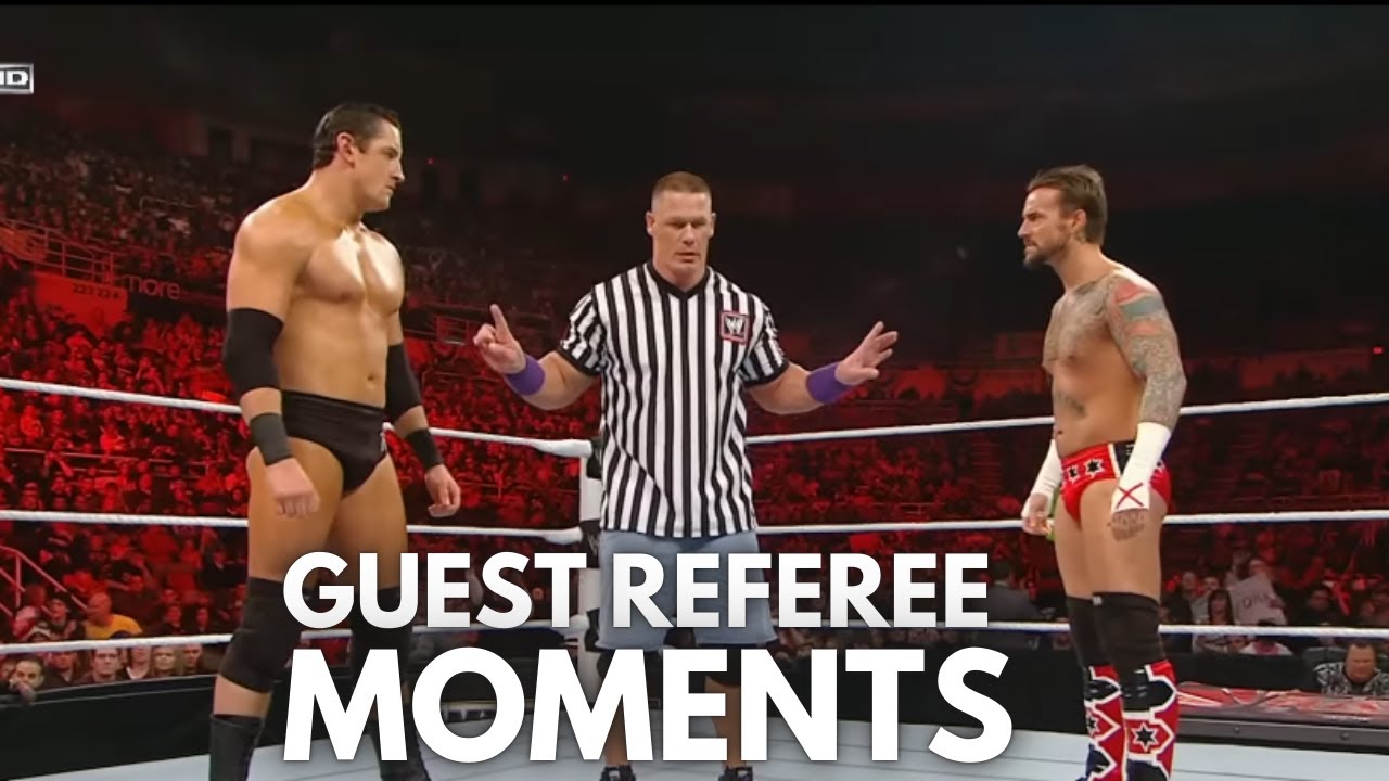 WWE Special Guest Referee Moments - YouTube