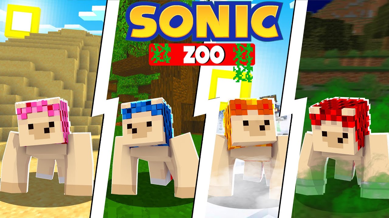 NEW Pet Hedgehog Zoo! [107] | Sonic The Hedgehog 2 | Minecraft - YouTube