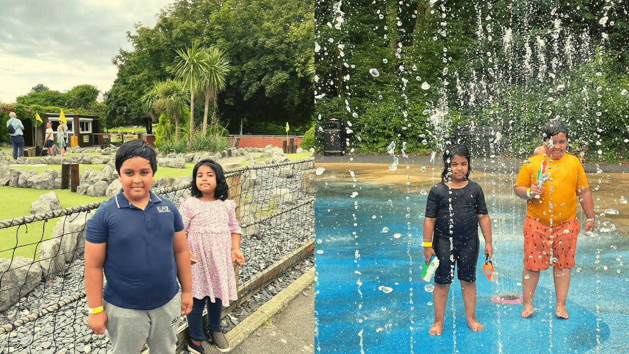 Splash park in a Flash the wettest fun play ever - YouTube