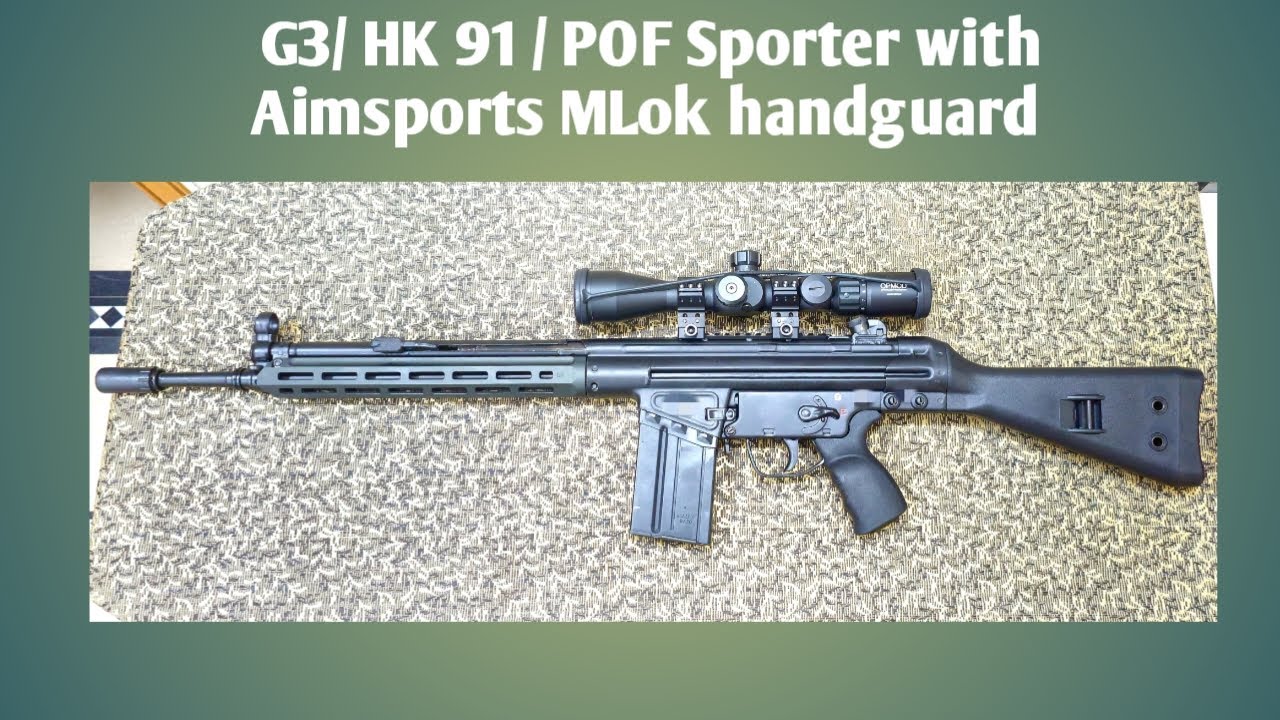 Aim Sports M Lok Modular Handguards for HK G3, HK91, POF Sporter, POF ...