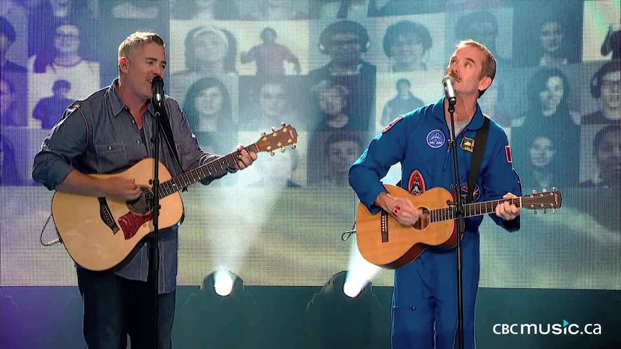 Chris Hadfield & Ed Robertson of BNL | Is Somebody Singing (LIVE) - YouTube