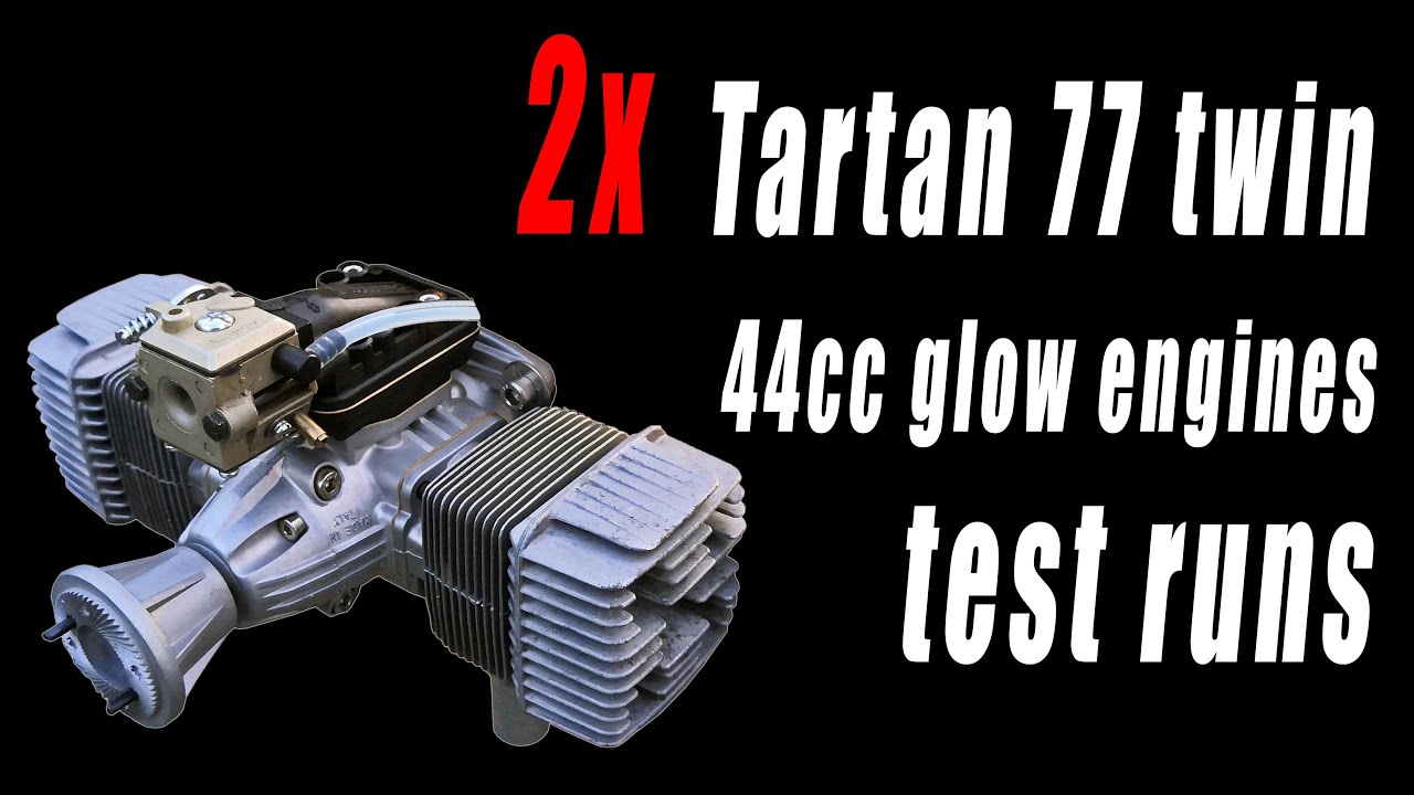 Tartan twin 77 engines test runs - YouTube