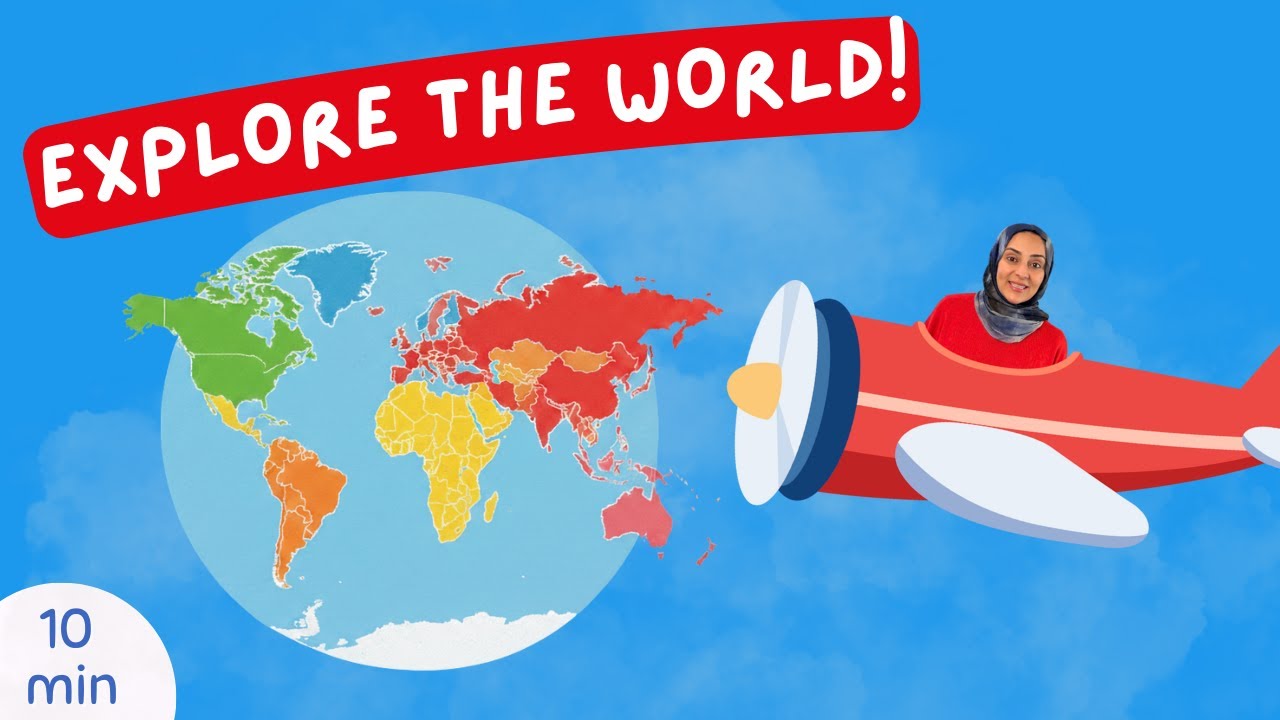 Learn Geography for Kids! | Teach Kids Continents & Countries | Hi ...