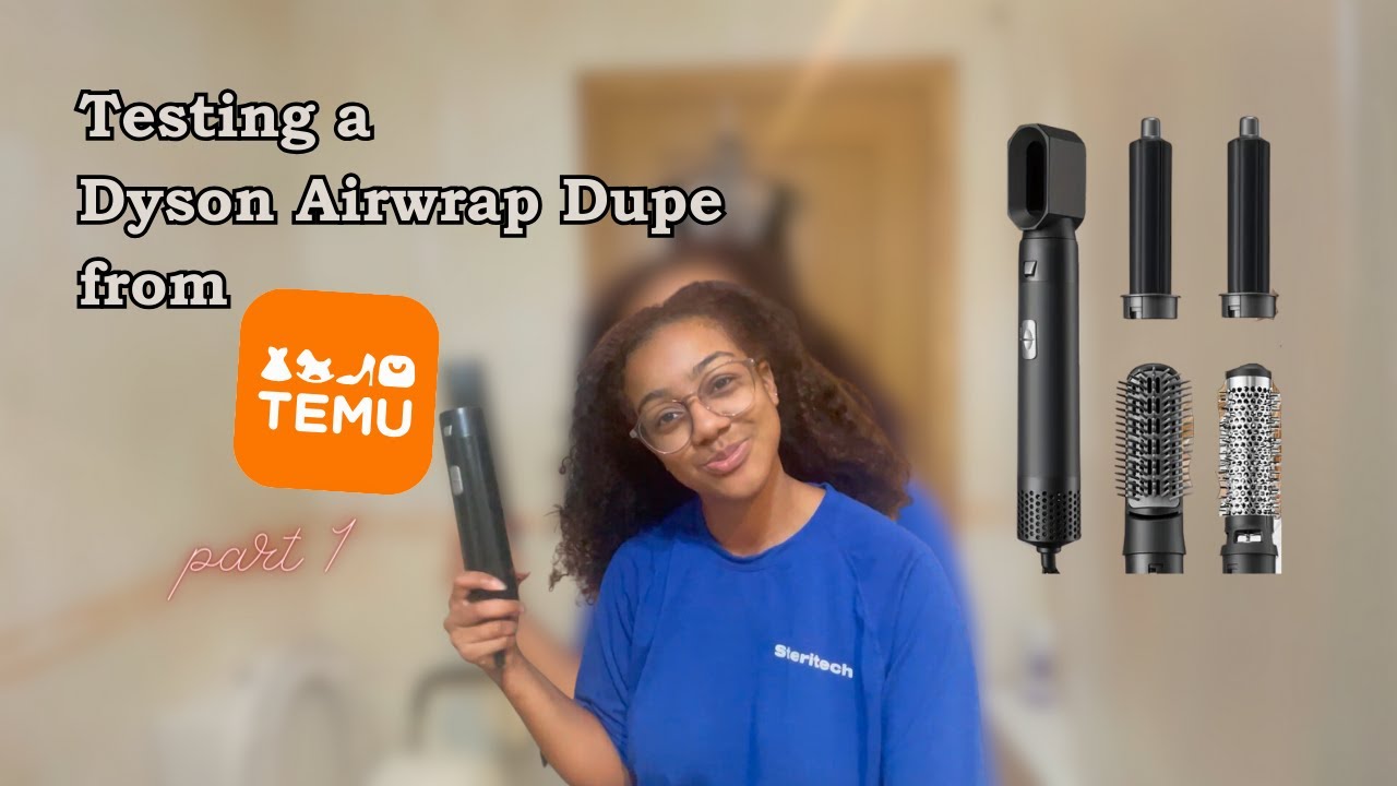 Testing a Dyson Airwrap Dupe from TEMU | Mini Vlog - YouTube