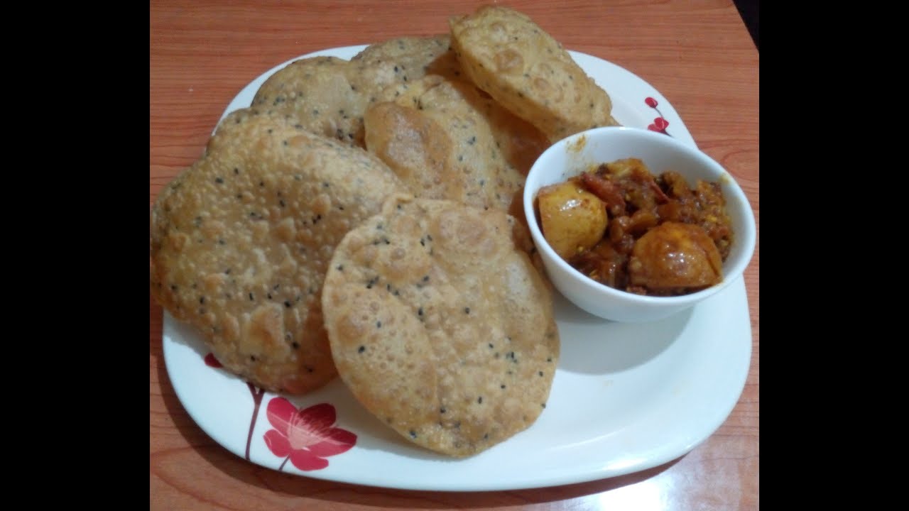 Delicious Kalongi Puri || Tasty homemade Puri - YouTube