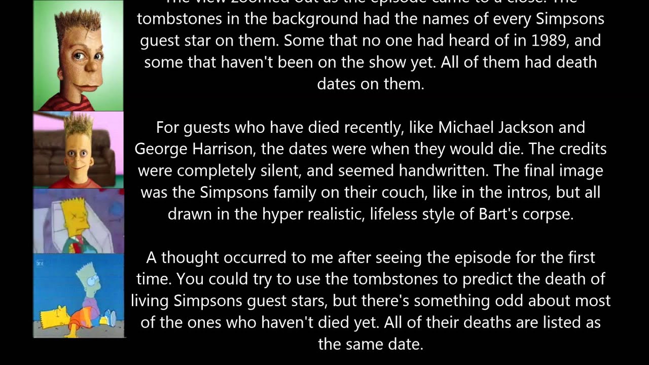 Creepypasta: Dead Bart [Remake]/A Dead Bart Update - YouTube