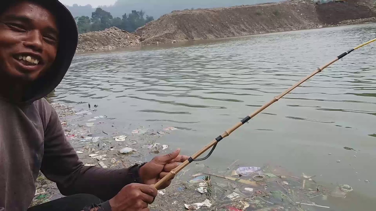Mancing mania mantap rejeki nomplok dapet ikan lele bule - YouTube