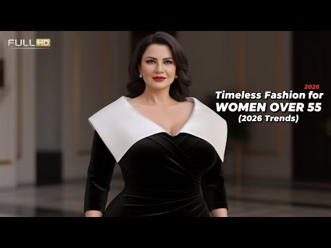 Natural Older Women Over 50: Stunning Short Dress Fashion for Curvy Ladies