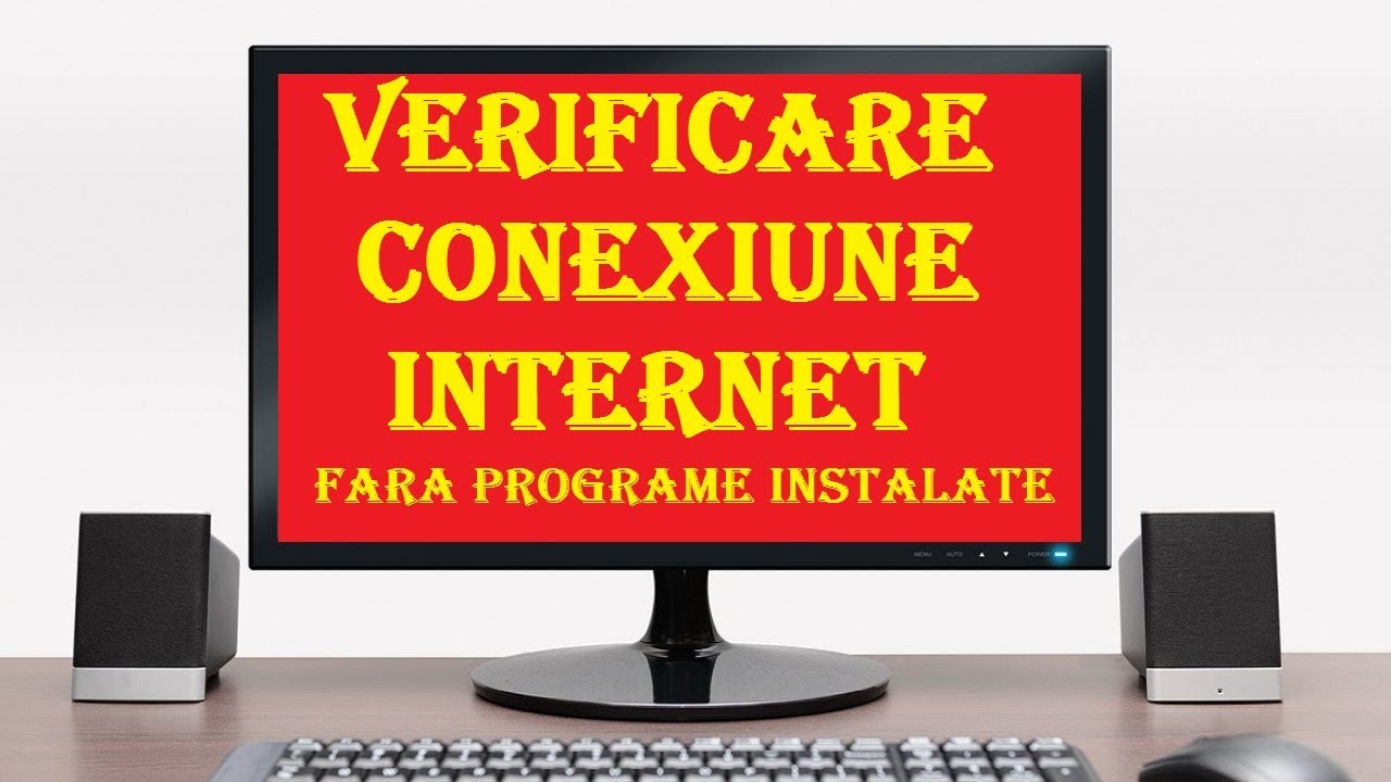Verificare conexiune internet ( incepatori ) - YouTube