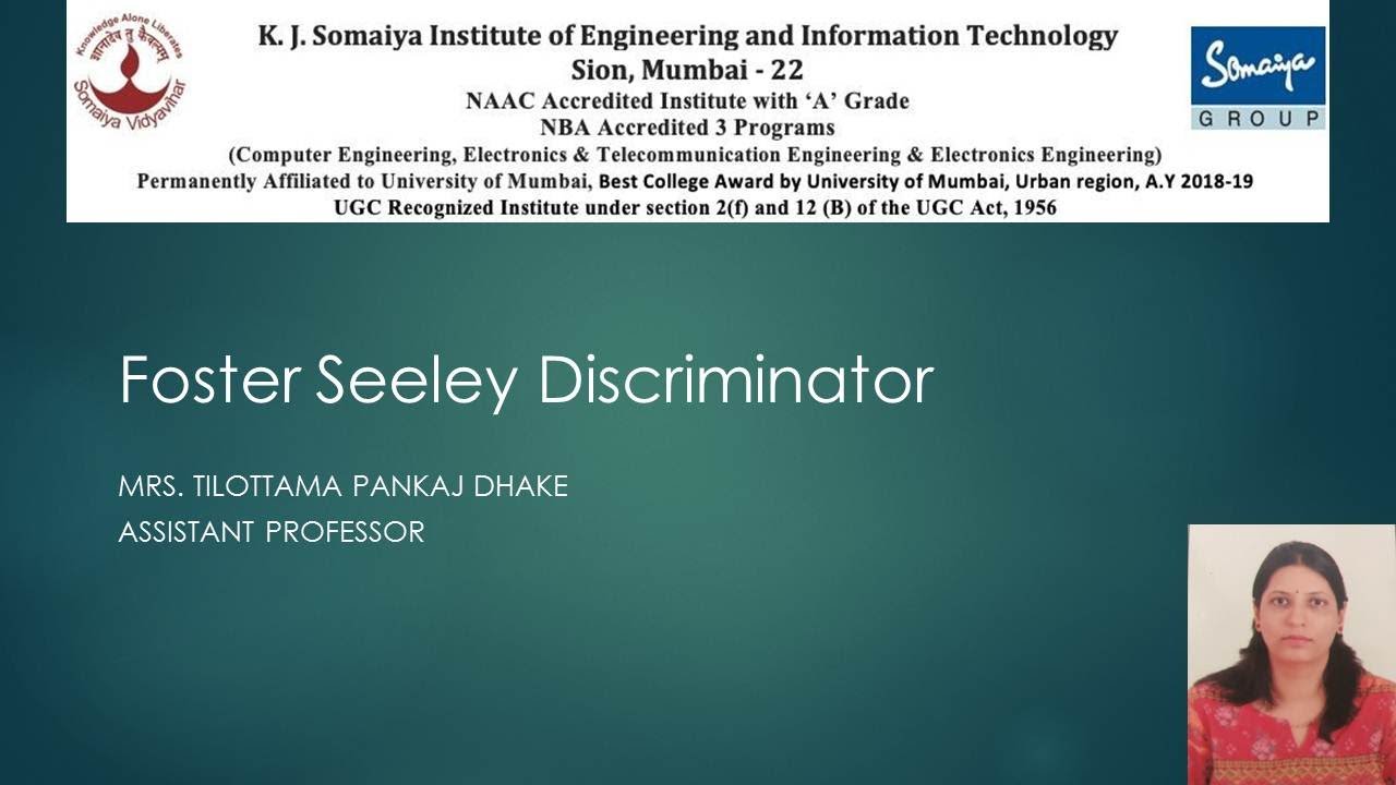 Foster Seeley Discriminator - YouTube