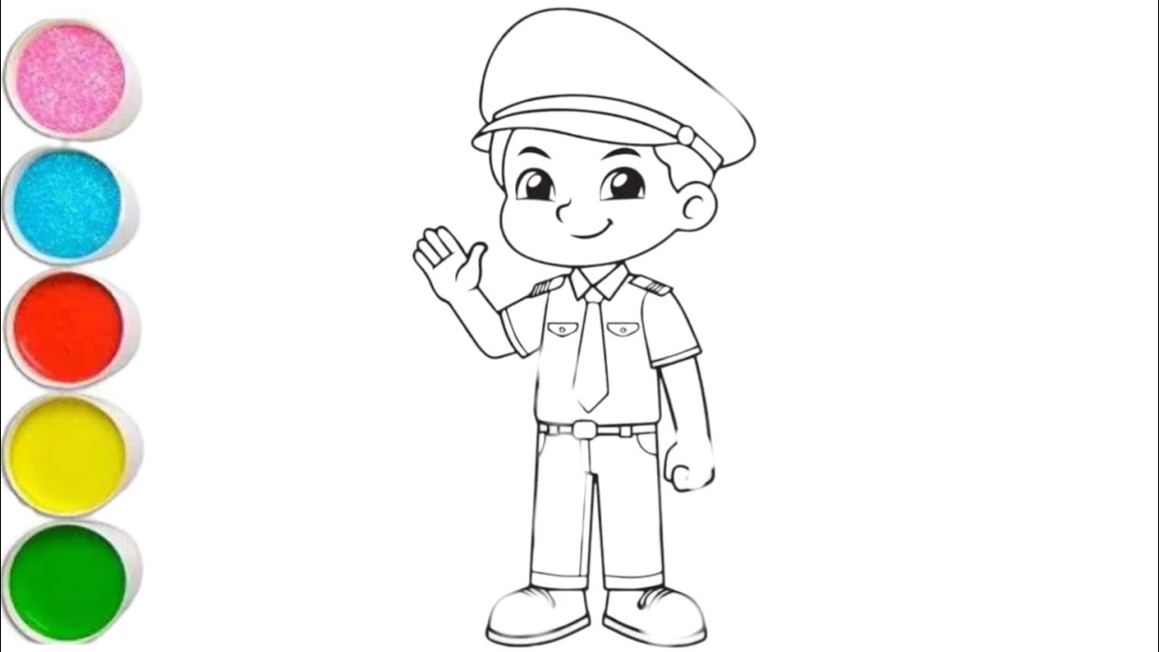 Pilot drawing/easy Pilot drawing painting Pilot drawing for kids ...