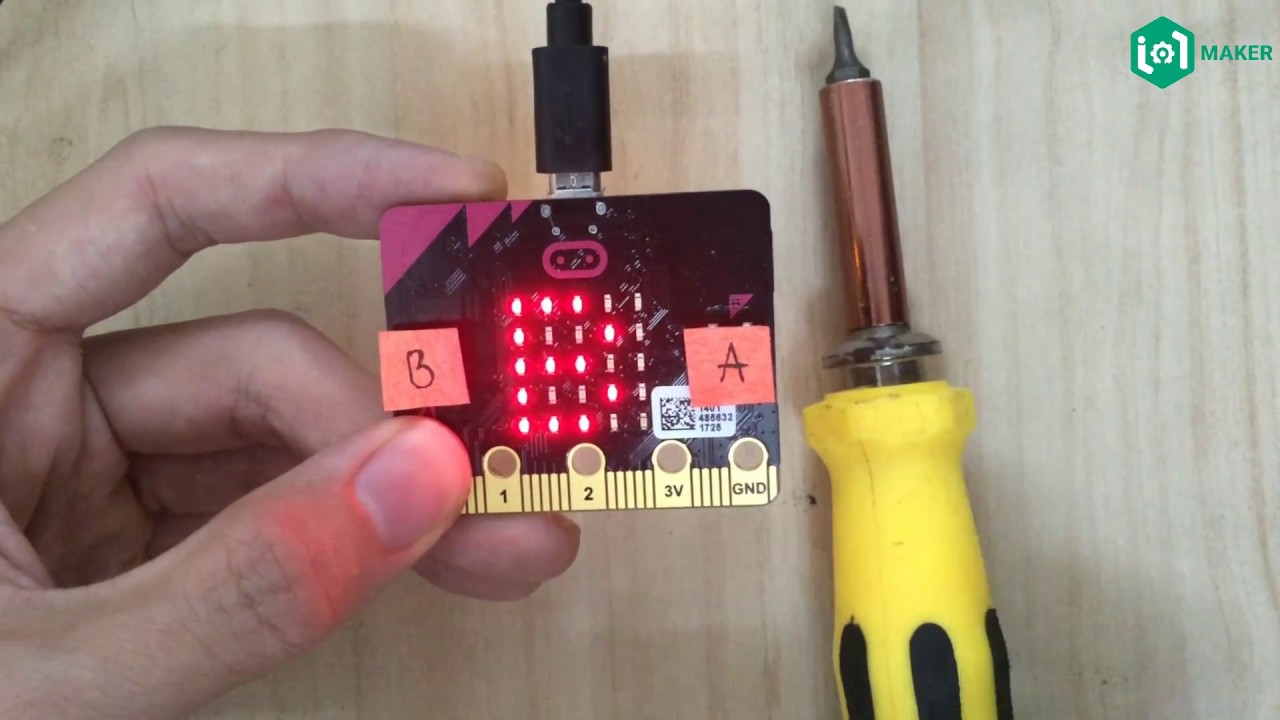 Microbit magic button - YouTube