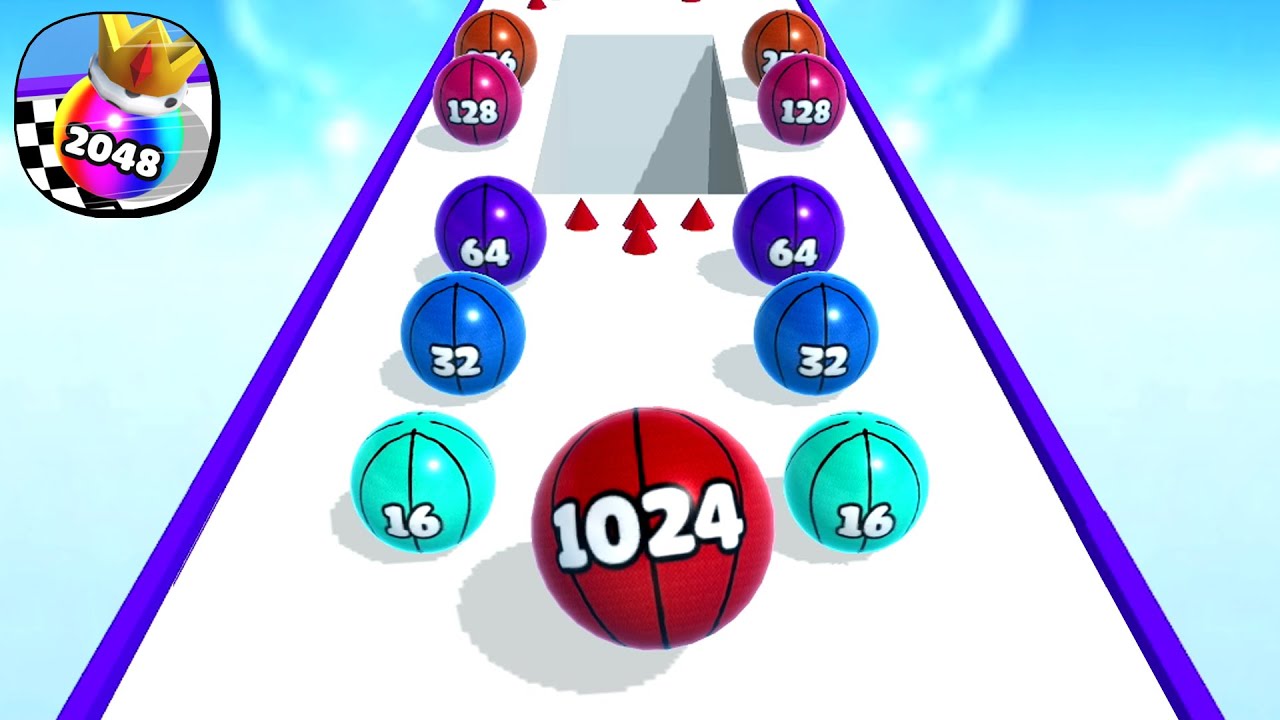Ball Merge 2048 - All Levels Ball Gameplay Android, iOS ( Level 3591 - 3600 ) - YouTube