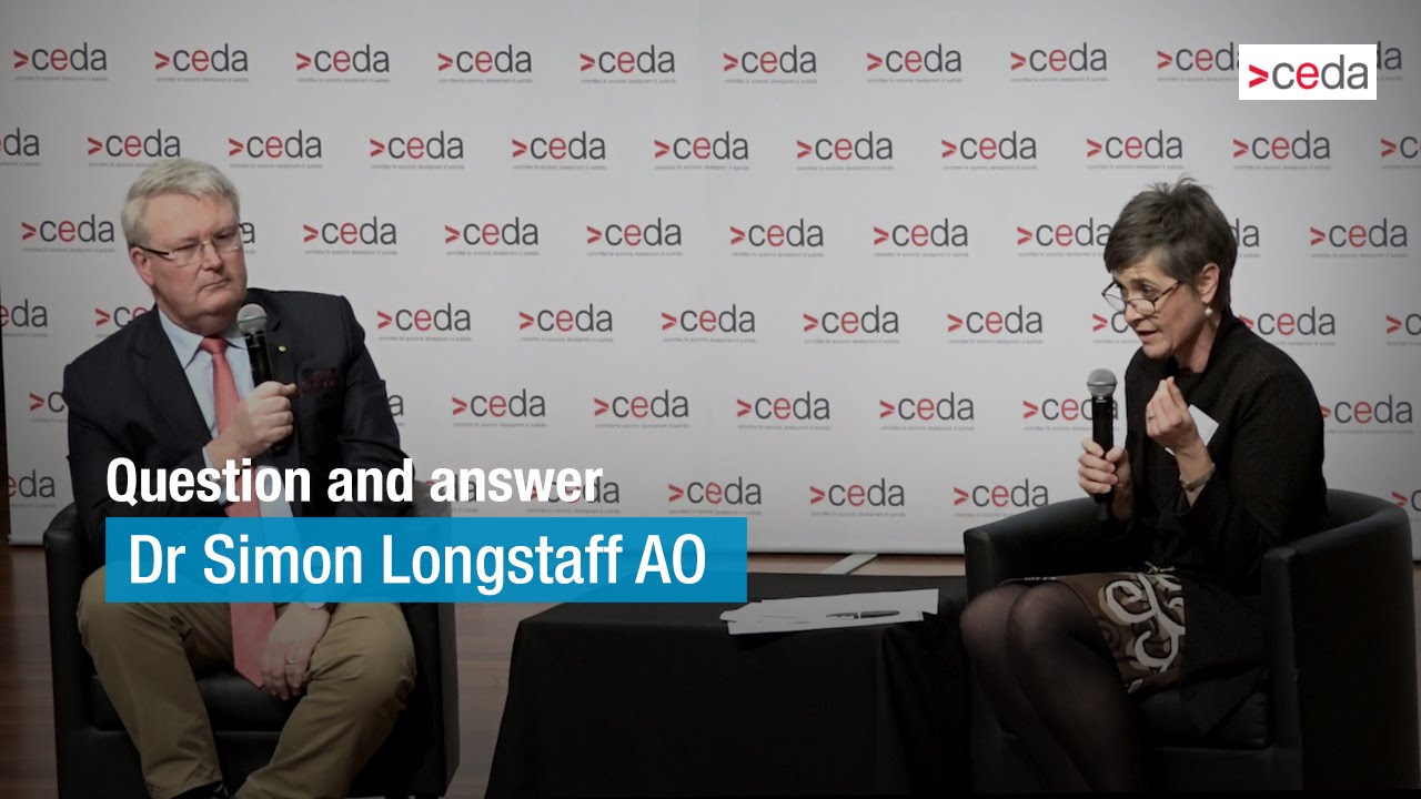 Dr Simon Longstaff AO - Question and answer - YouTube