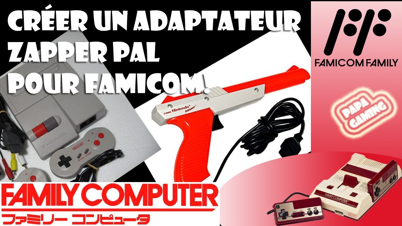 Tuto: créer un adaptateur zapper NES PAL pour Famicom. - YouTube