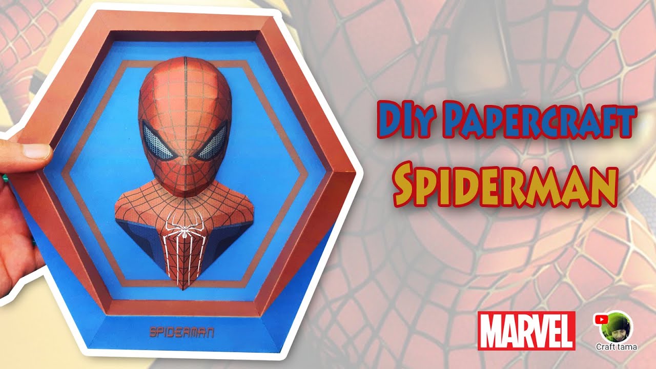 How to make papercraft Spiderman - Marvel - YouTube