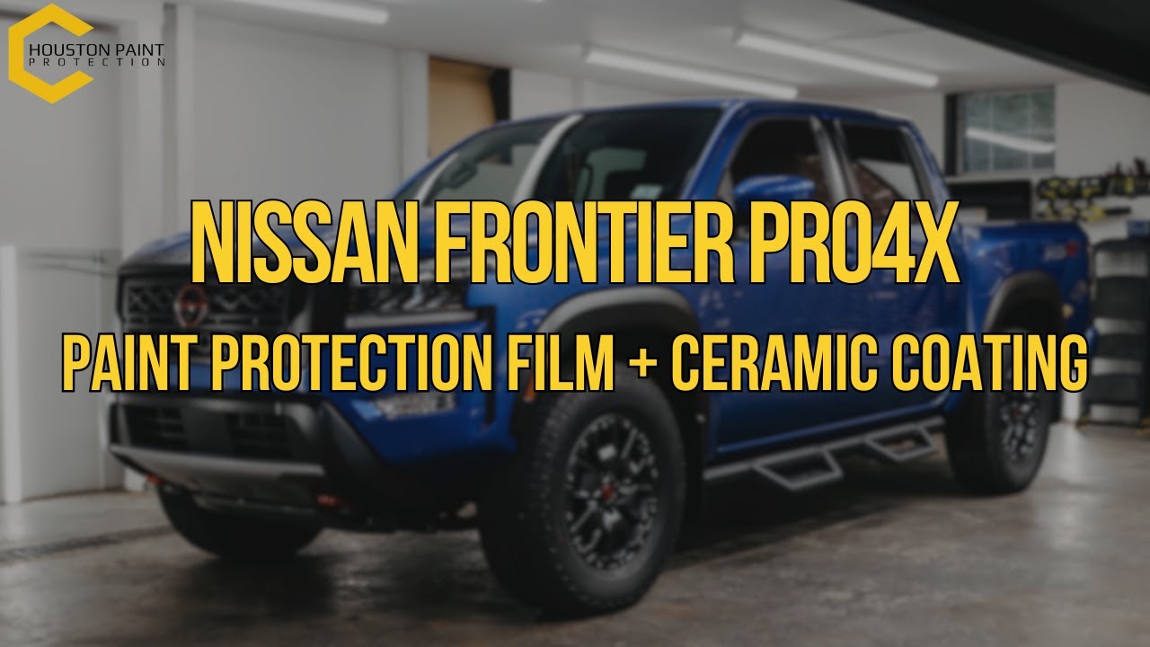Nissan Frontier Pro4X PPF + Ceramic Coating | Paint Protection Film PPF ...