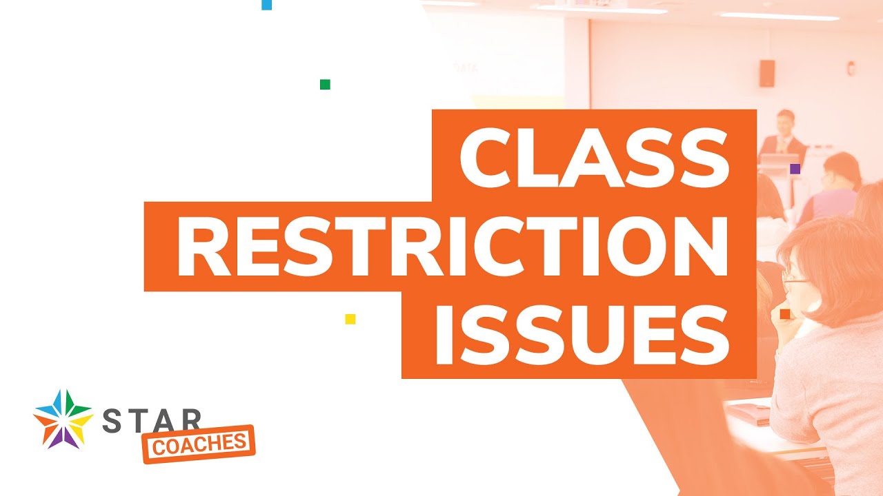 What to do about class restriction errors while registering at UH ...