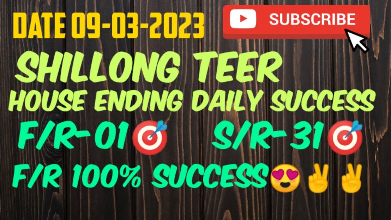 Shillong Teer|Date 09-03-2023|H/E FIXED Target #teer #shillong @Garo ...