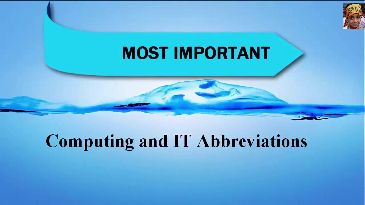 Computer and It Abbreviation - YouTube