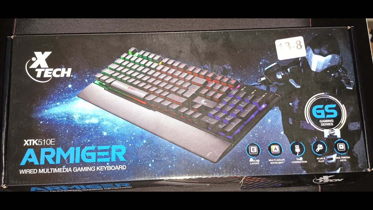 Teclado Xtech Armiger XTK 510E #review - YouTube