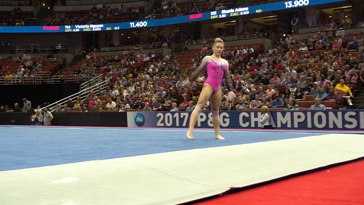 Emily Gaskins - Floor Exercise - 2017 P&G Championships - Senior Women ...