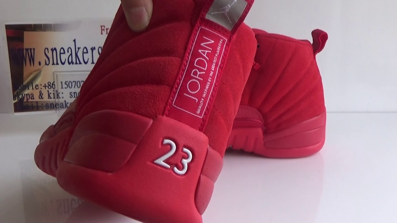 Authentic Air Jordan 12 All Red Review from www.sneakersalon.cn - YouTube