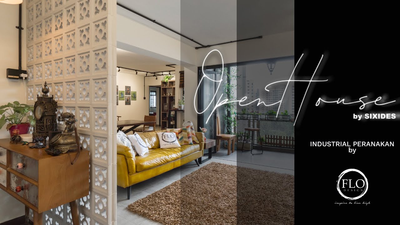Peranakan + Industrial + Retro interior design apartment - OpenHouse ...