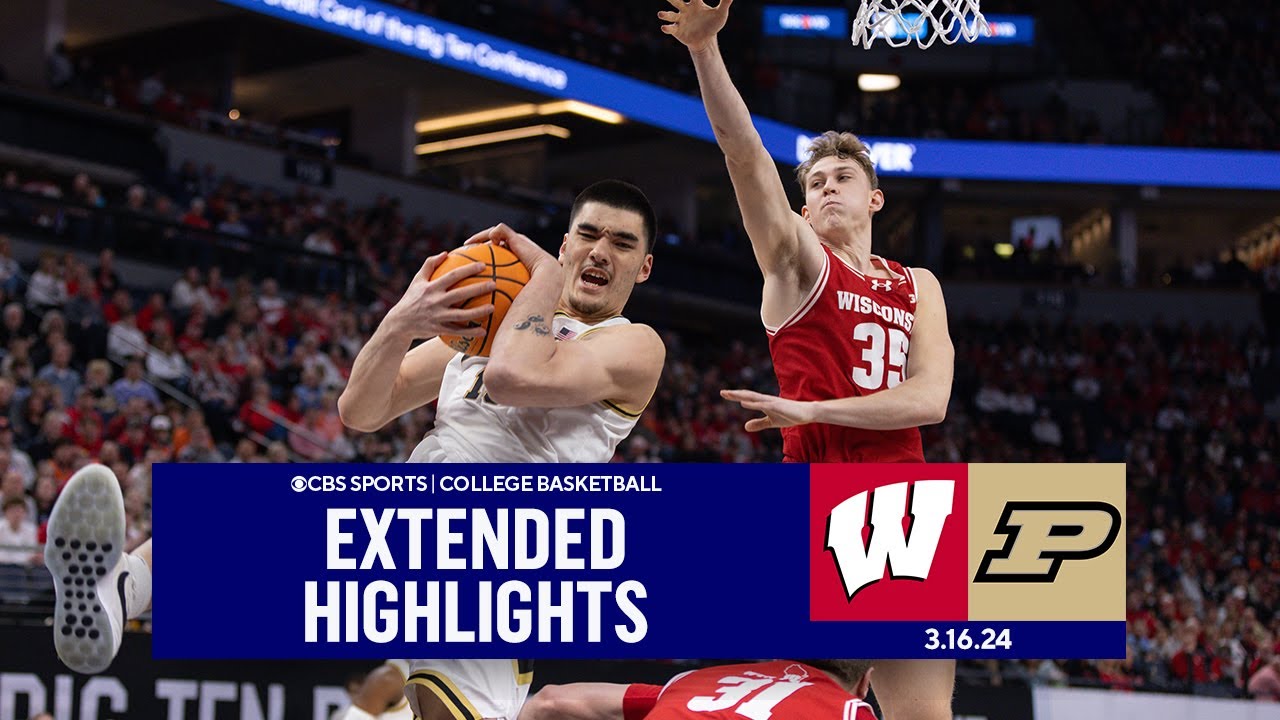 Wisconsin vs Purdue: College Basketball Highlights | CBS Sports - YouTube