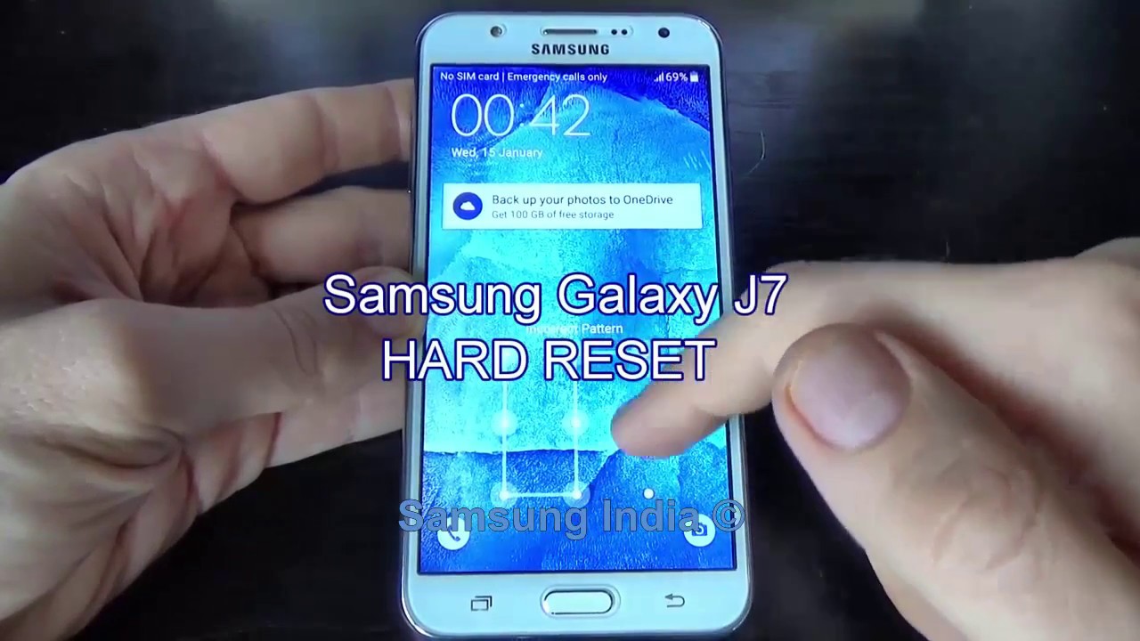 Samsung Galaxy J7 Hard Reset Youtube Youtube