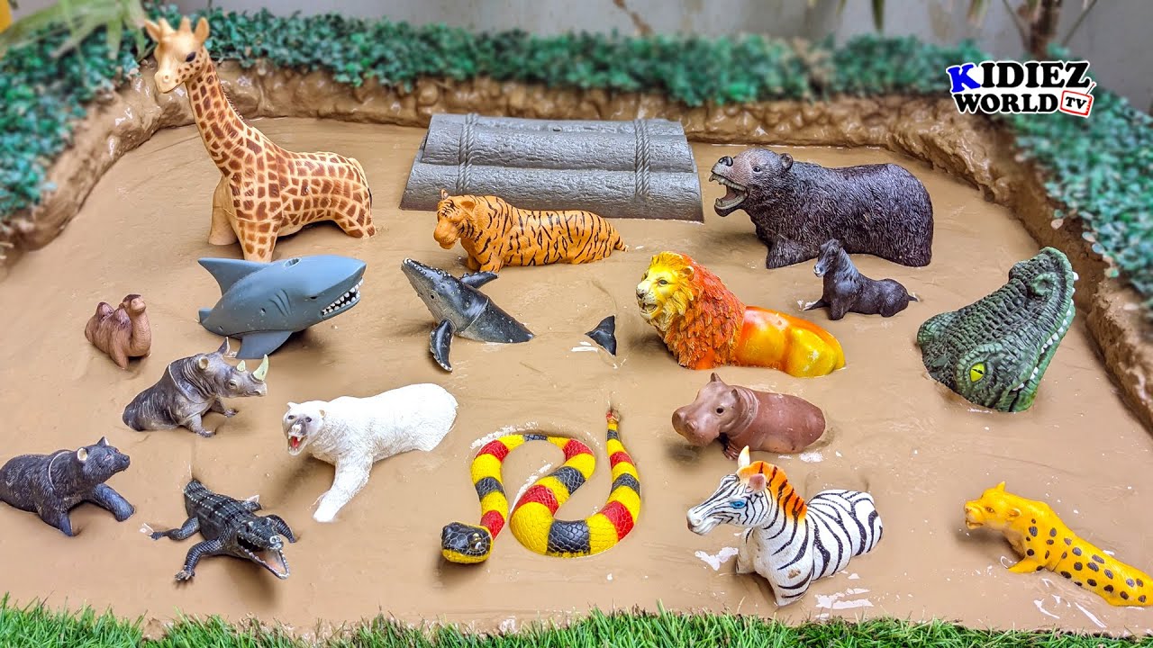 Can I Get These BIG Animals OUT of the Muddy Sandbox in 10 Minutes ...