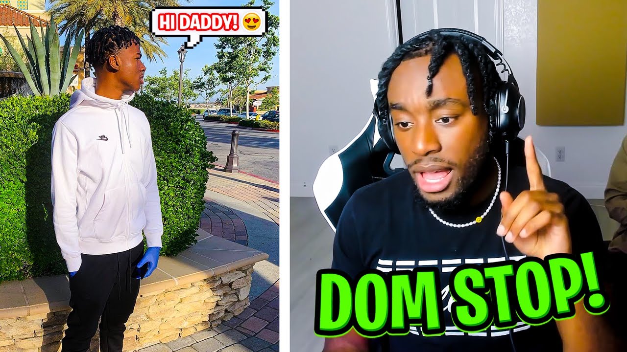DomDomTv tells P2 his Dirty Secret LIVE 😂 AYOOO! - YouTube