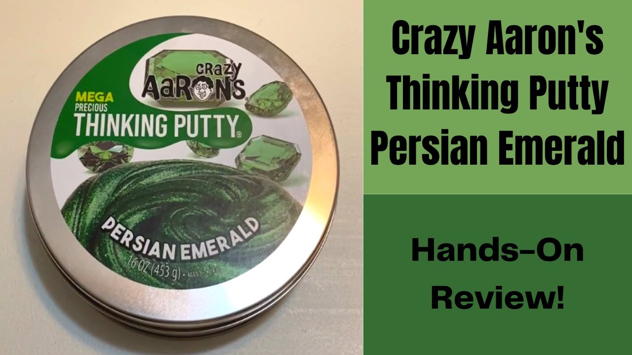 Crazy Aaron's Thinking Putty MEGA Persian Emerald - ONE POUND OF PUTTY ...