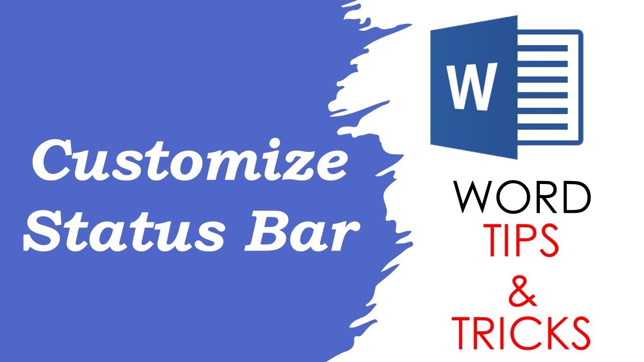Customize Status Bar In Word Tamil Word Tips Tricks How To Customize Status Bar In Word Customize Status Bar In Word Tamil Word Tips Tricks How To Customize Status Bar In Word