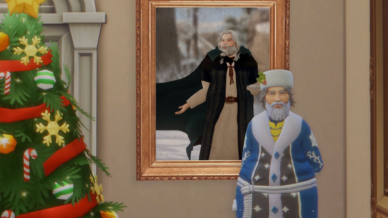i gave Father Winter a Medieval makeover and a family! The Sims 4 CAS ...