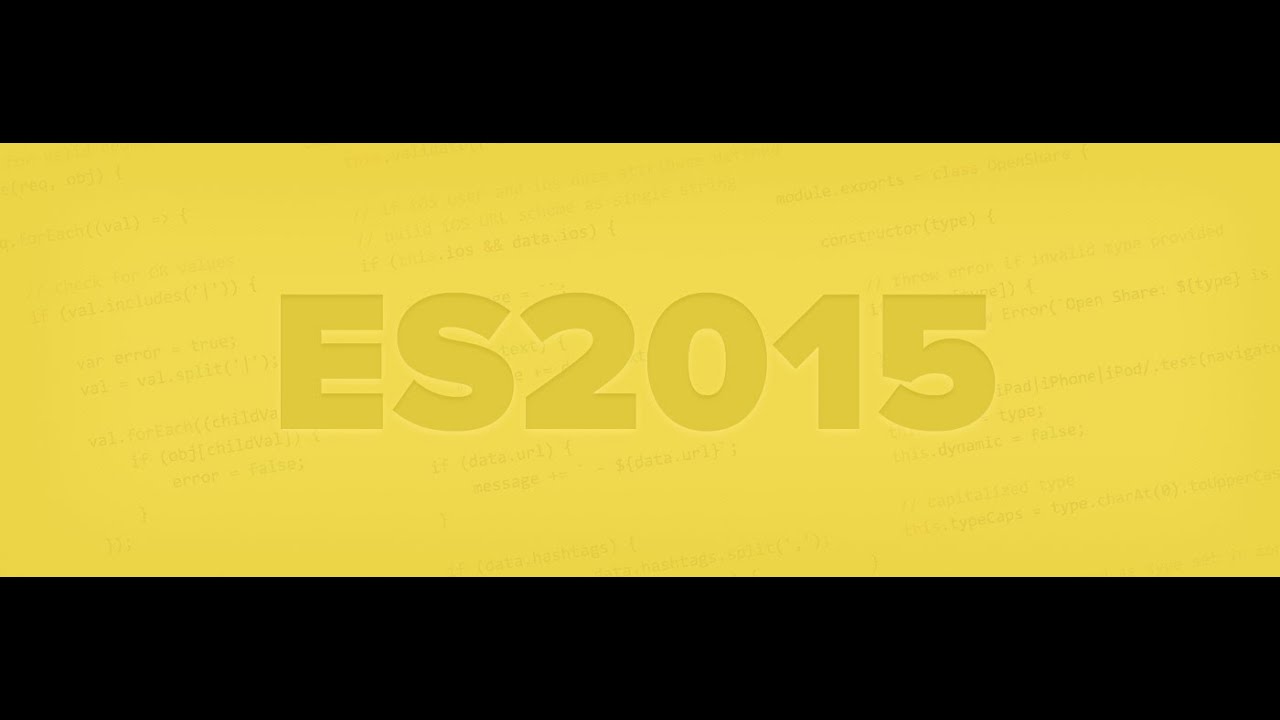 Es2015 и Babeljs Youtube
