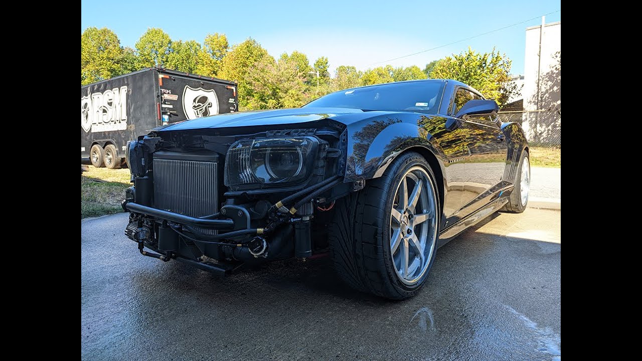 Twin Turbo 5th Gen Camaro First Startup short video - YouTube