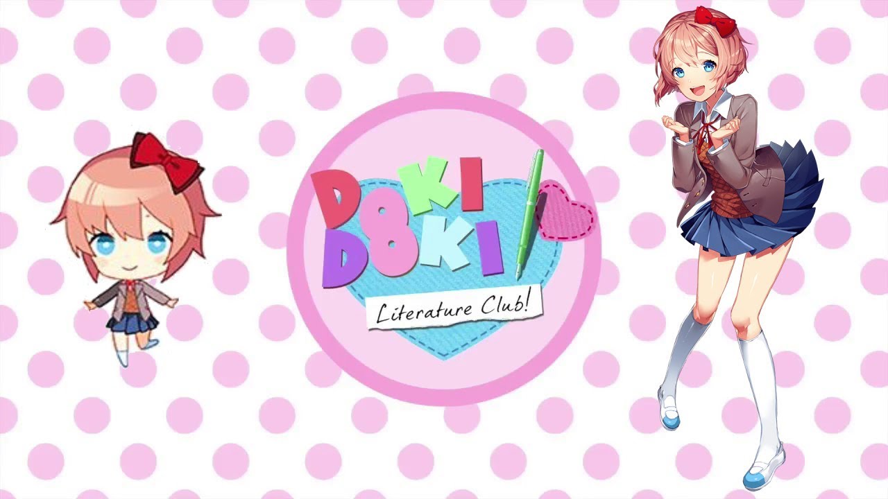 CUTE GIRLS & READING BOOKS | Doki Doki Literature Club! - Part 1 - YouTube
