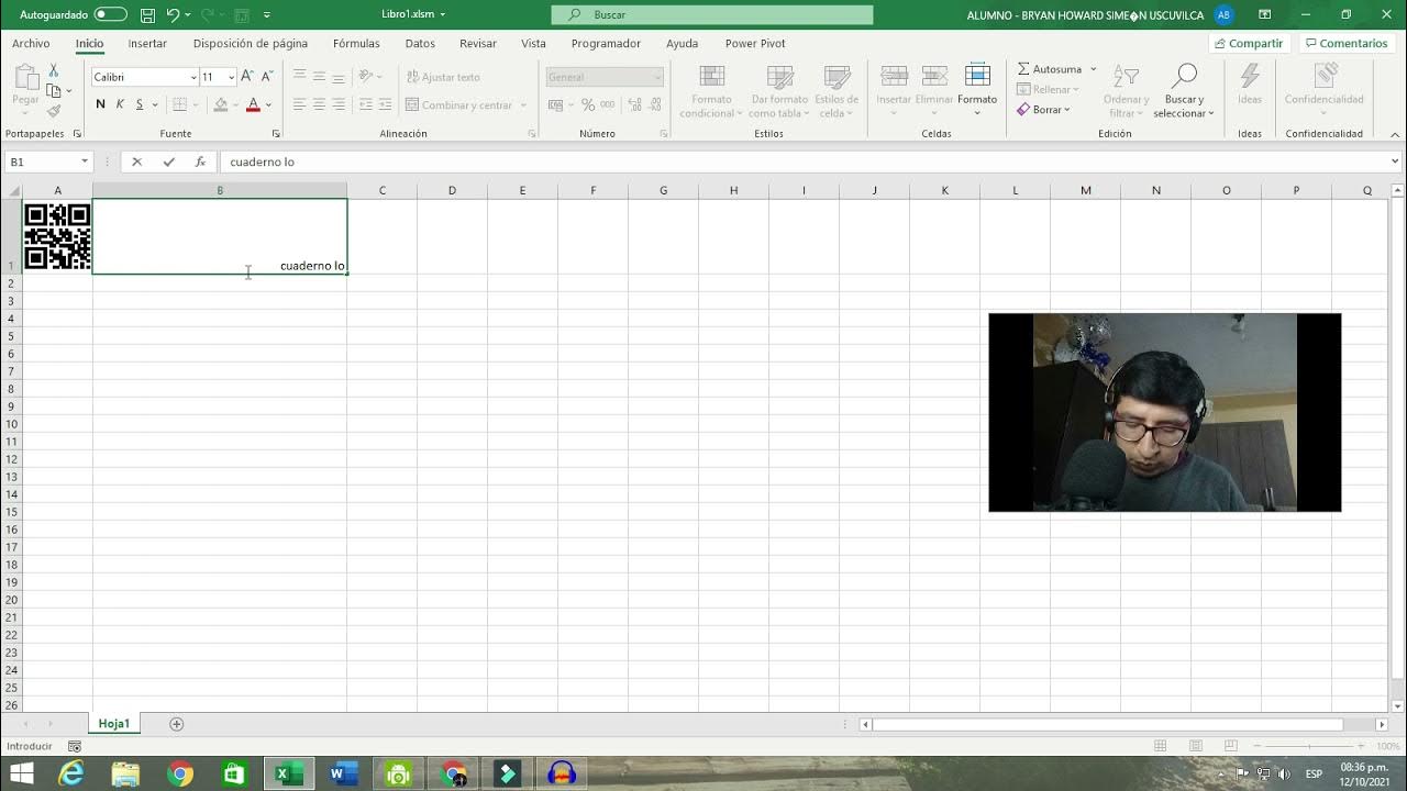 Como generar código QR mediante Excel - YouTube