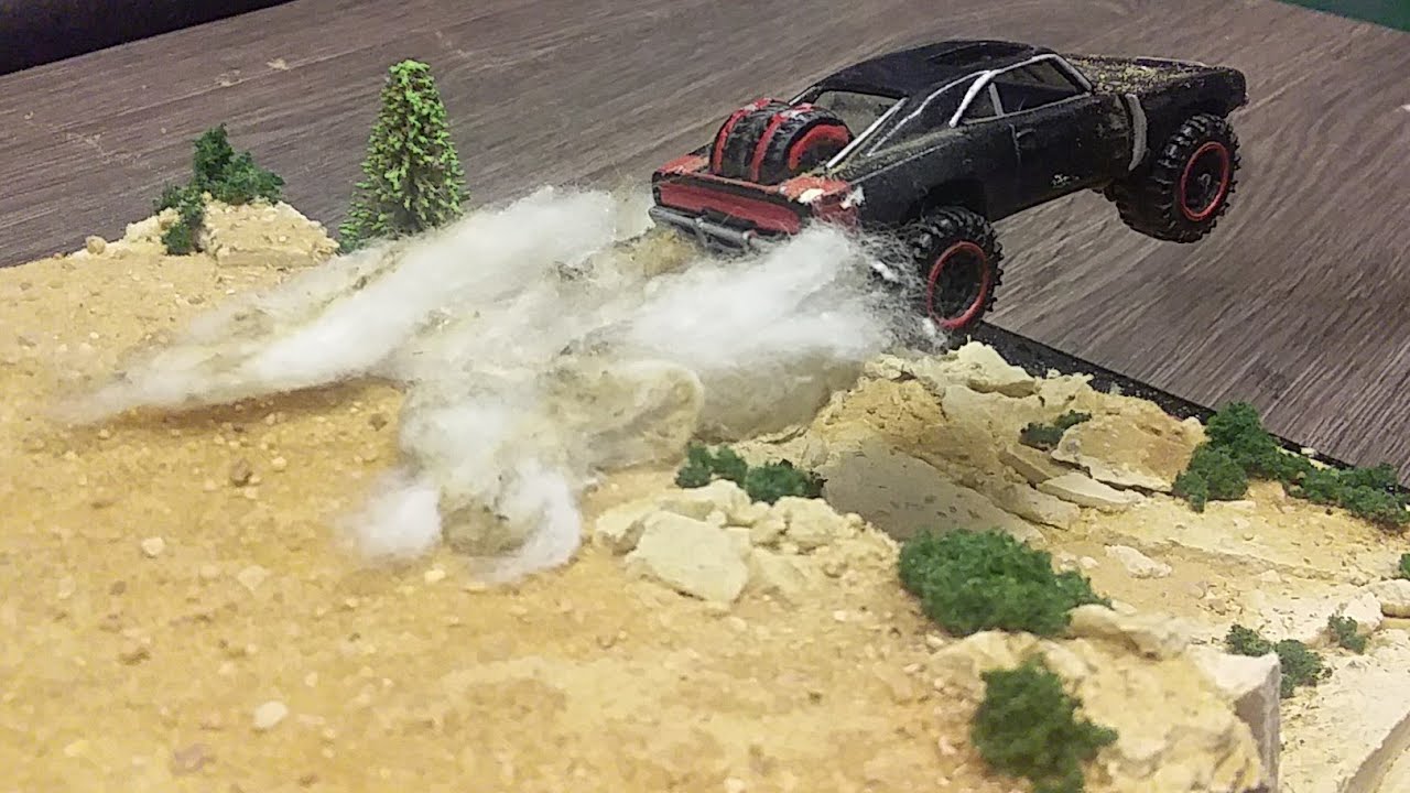 Fast n Furious 7 - Cliff Jump Diorama - YouTube