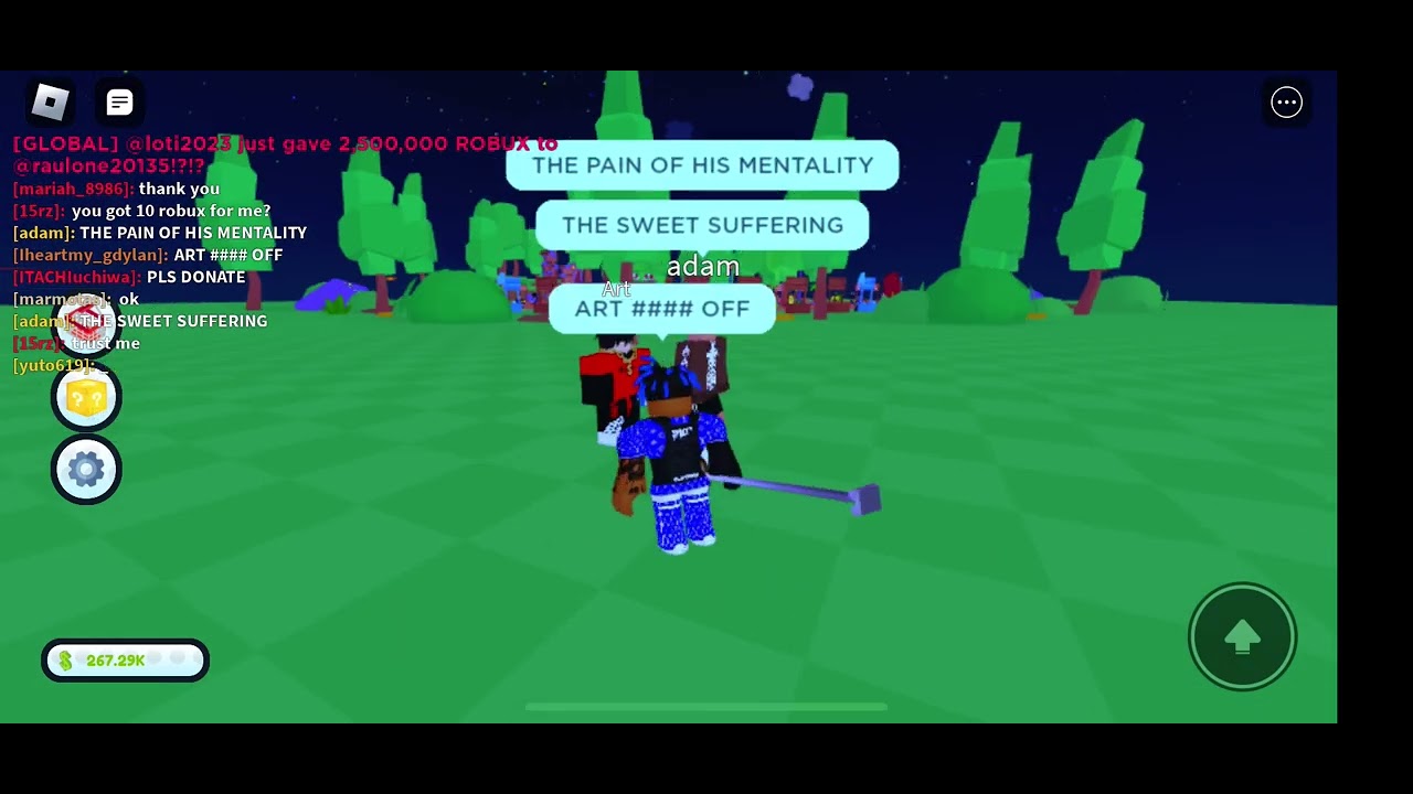 Letting ppl play Simon says for 100k robux - YouTube