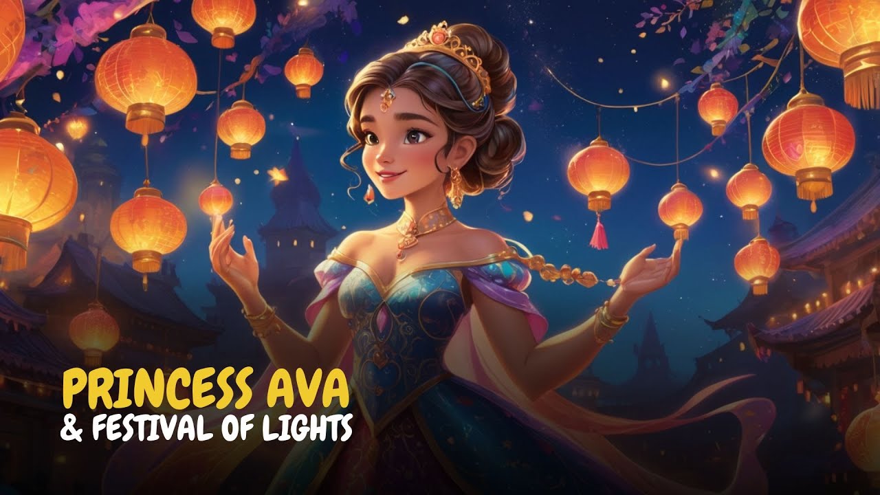 Princess Ava and the Festival of Lights || Bedtime Story - YouTube